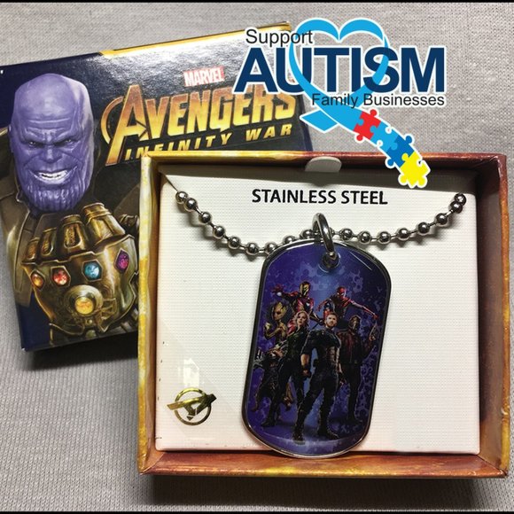 Marvel | Accessories | New Officially Marvel Avengers Dog Tag 2 Ball ...